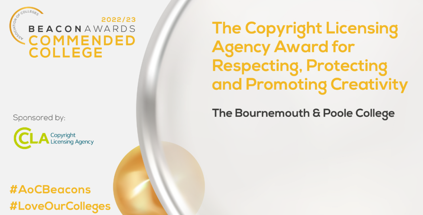 Bournemouth & Poole College is commended for two awards by the ...